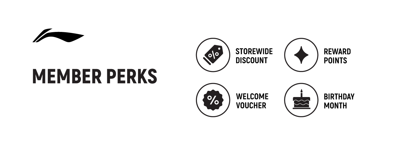 LI-NING – Shop Now, Pay Later via ATOME / GRABPAY